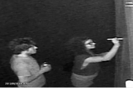 New graffiti appears at Med Mix; artists caught on surveillance ...